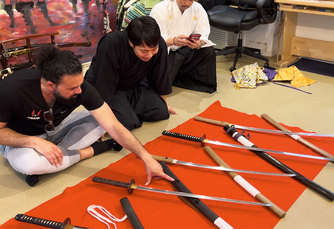 Selling Authentic Japanese Katana | Samurai Training with Modern-day ...